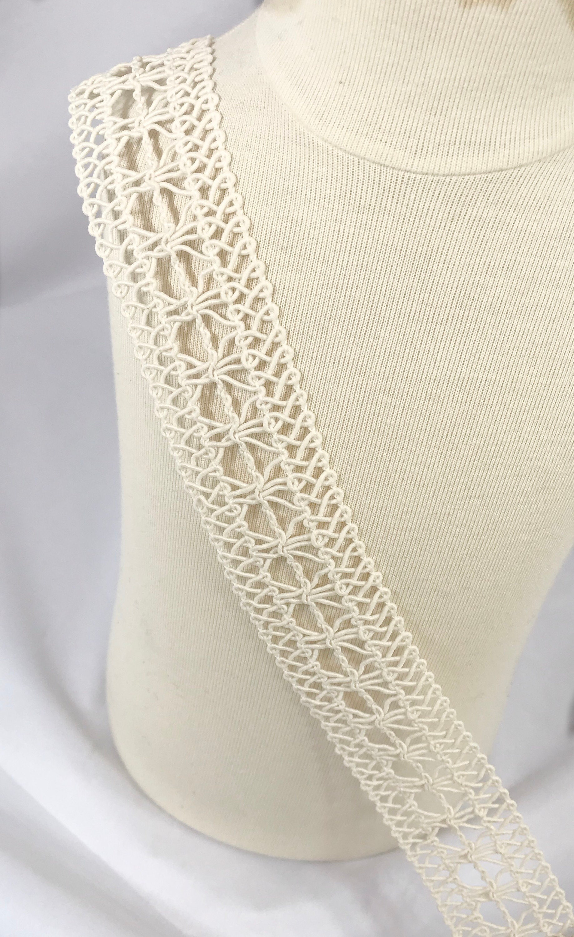 Ivory Trim, Ivory Lace Trim, Corded Trim, Braid Trim - Etsy