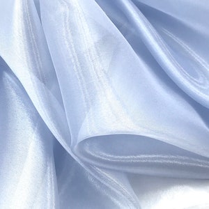 Organza Fabric Periwinkle Sheer Material, Fabric Sold by the Yard - Etsy
