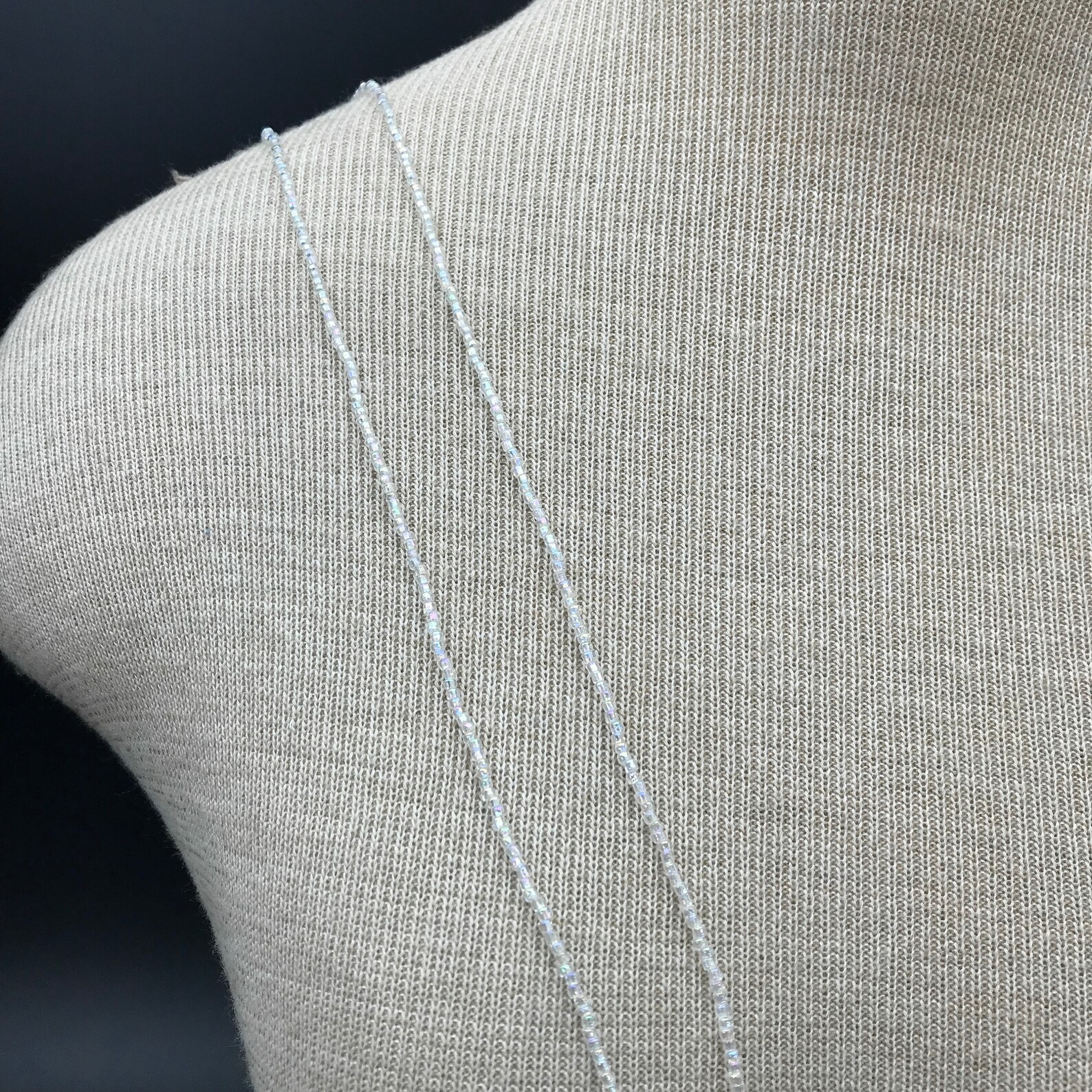 Beads on a String Craft Beads Beaded Trim String of Beads - Etsy Canada