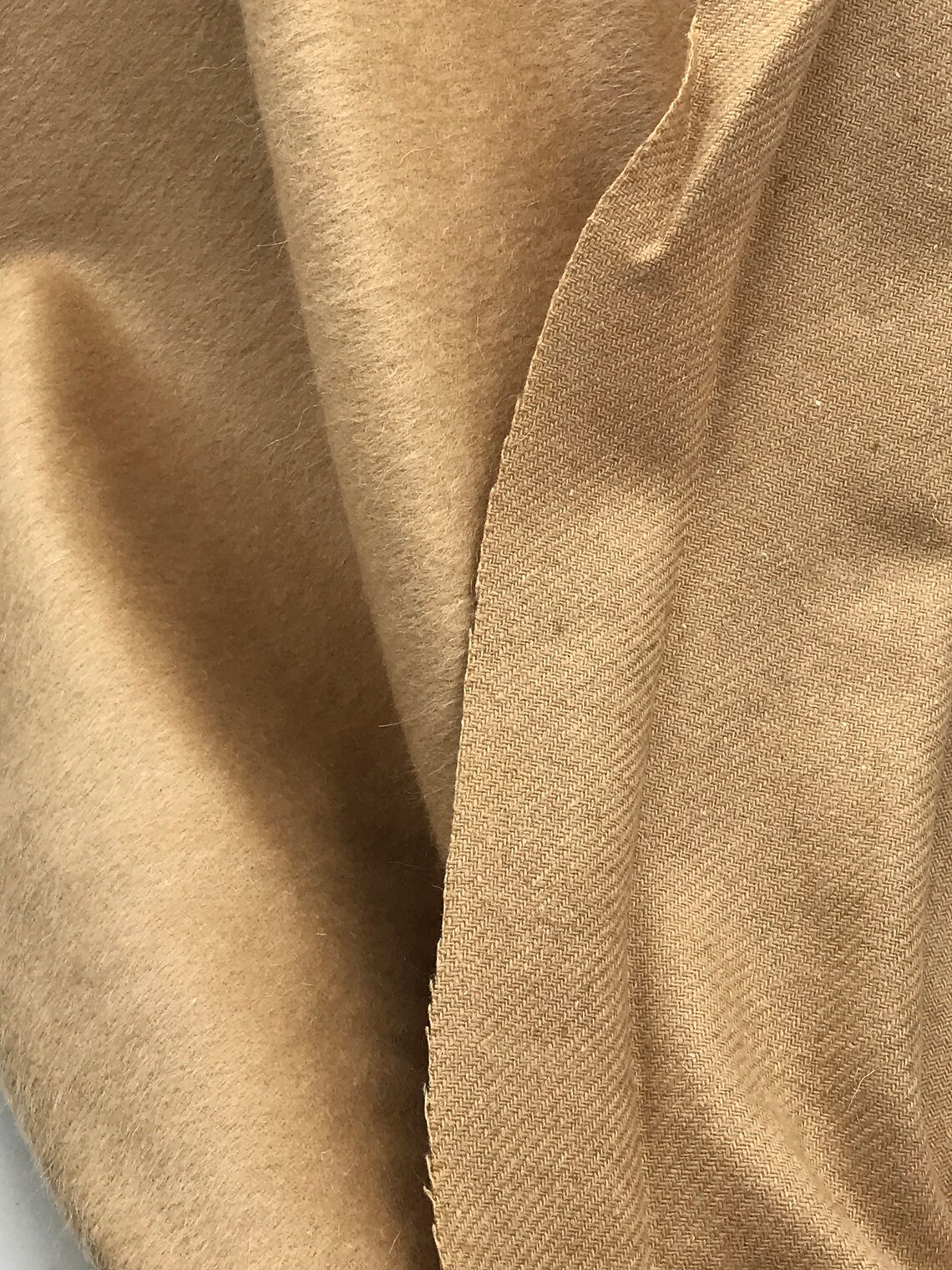 Mohair Wool Designer Fabrics Camel Wool Fabricswarm Fabric | Etsy