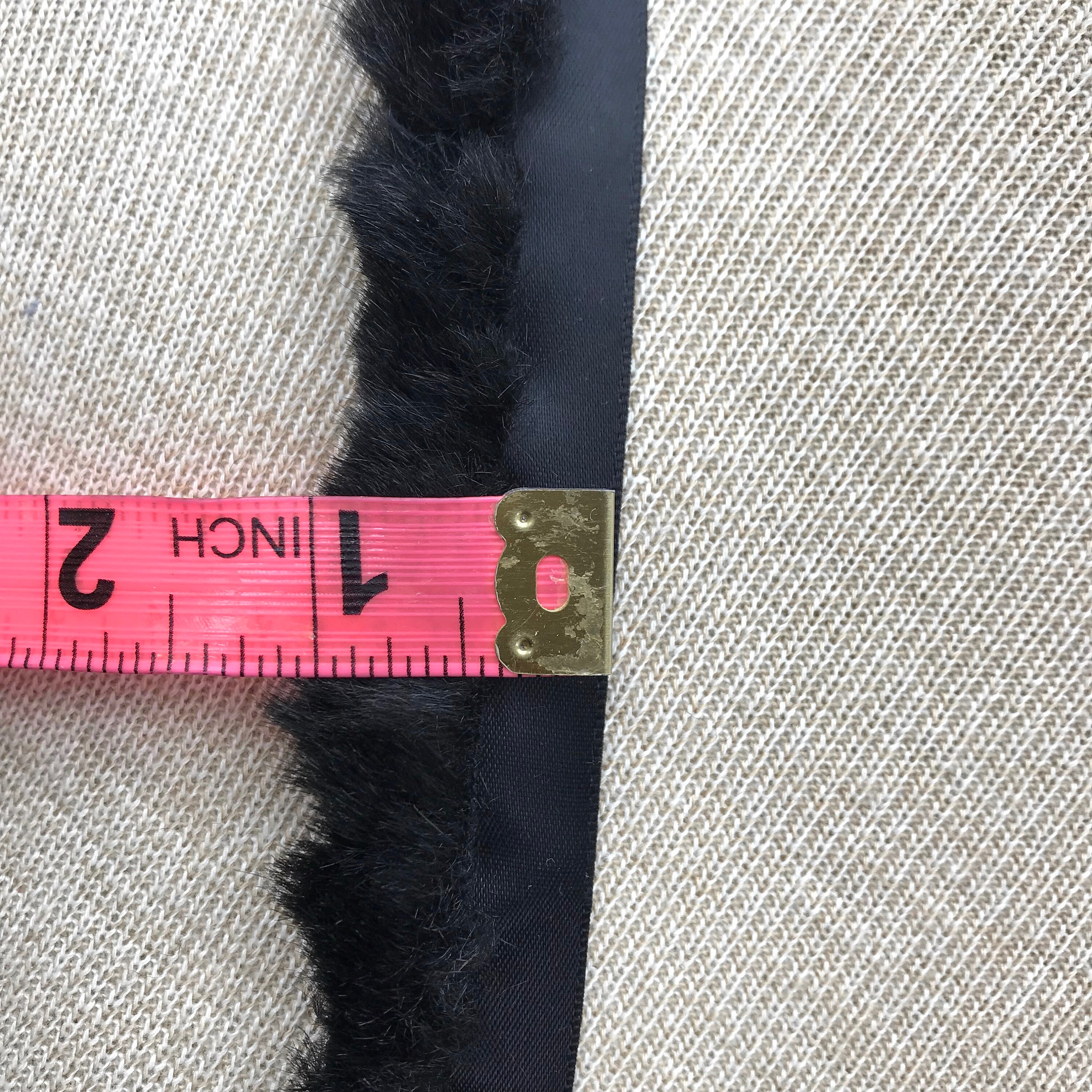 Black Fur Trim Faux Fur Fun Fur Black Trim Fake Fur | Etsy