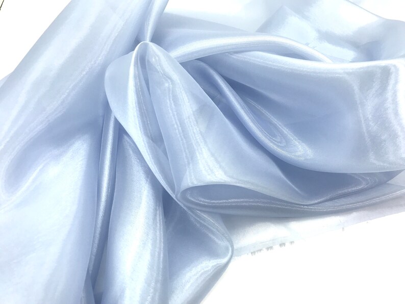 Organza Fabric Periwinkle Sheer Material Fabric Sold by the - Etsy