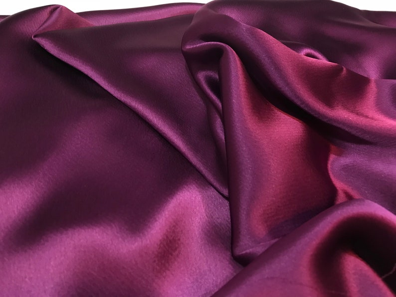 Purple Triacetate Fabric Shiny Material Flowy Fabric Dress - Etsy Canada