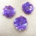 Purple Beaded Applique, Sequin Patch, Purple DIY Supply, Craft Supply ...