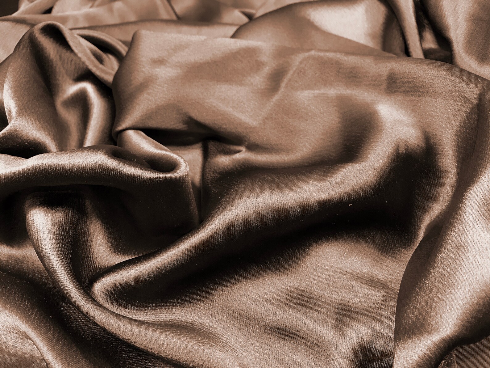 Brown Triacetate Fabric Shiny Fabric Shiny Material Shiny - Etsy