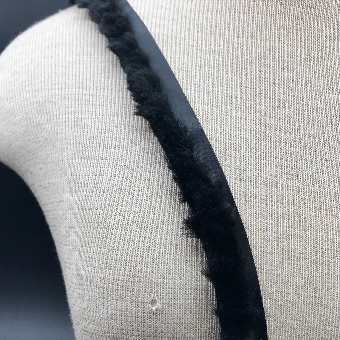 Black Fur Trim, Faux Fur, Fun Fur Black Trim, Fake Fur, Decorative ...