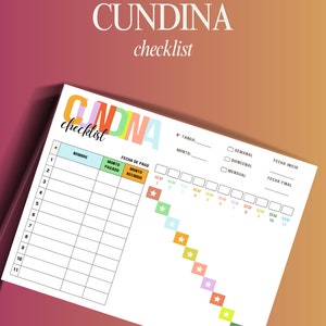 Cundina Tanda Money Pool Tracker Checklist Planner - Etsy