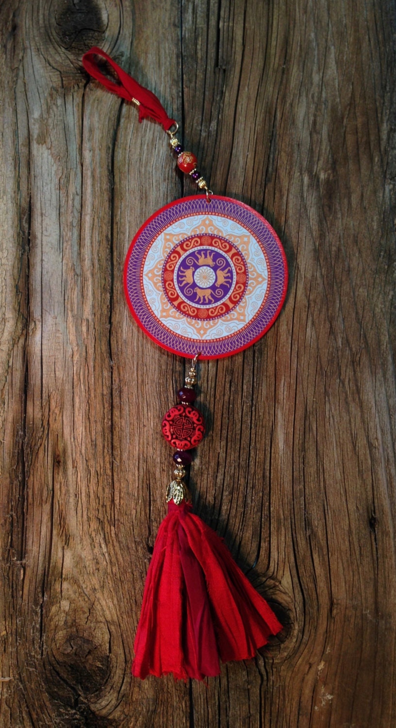 Mandala Way-finder 'year of the Monkey' - Etsy