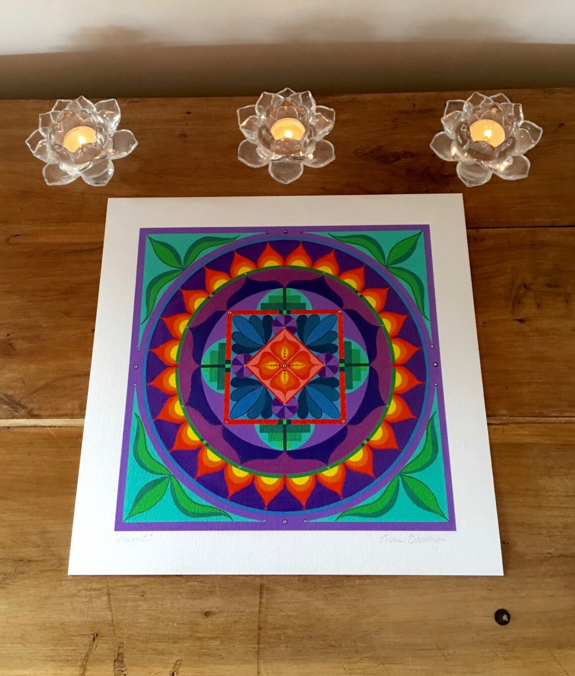 Mandala Art Print 'insight' - Etsy