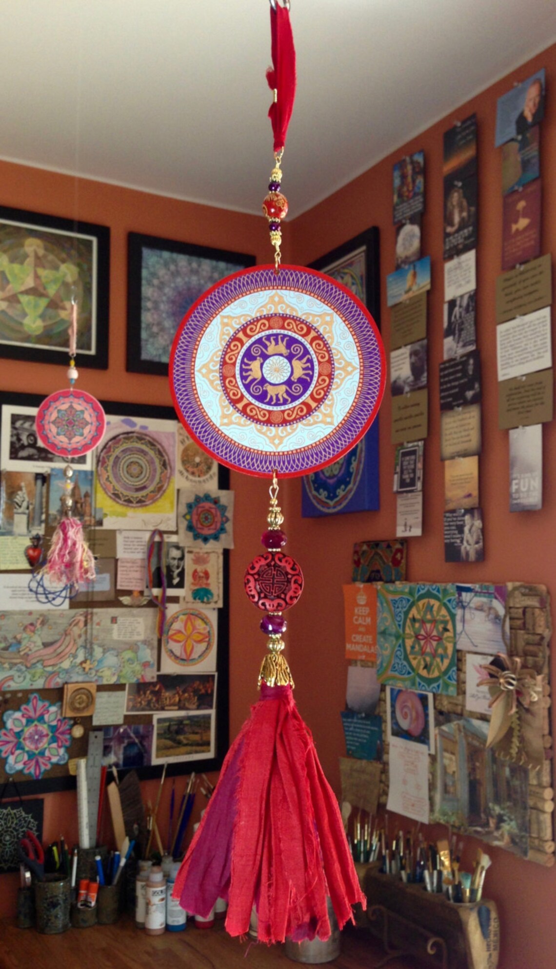 Mandala Way-finder 'year of the Monkey' - Etsy