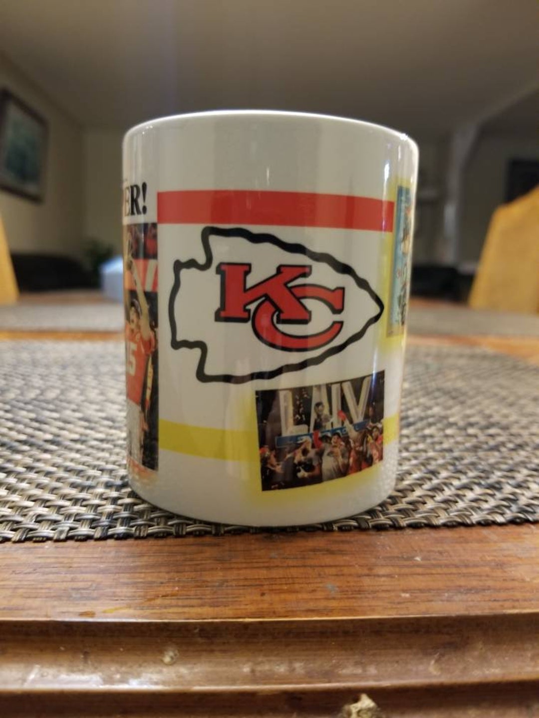 Kansas City Chiefs Champion Coffee Cup - Etsy