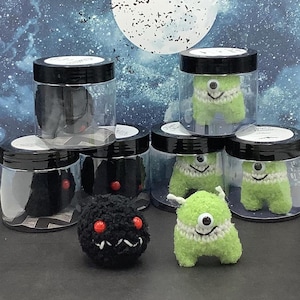 Adopt a Monster, Small Monster in Jar, Cute Halloween Gift, Positive ...
