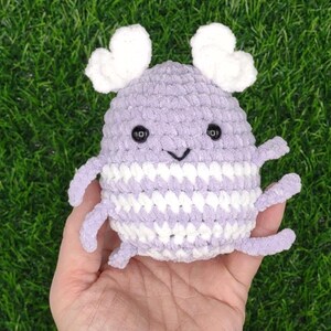 Crocheted Love Bug Stuffed Animal, Cute Love Bug Plush, Amigurumi ...