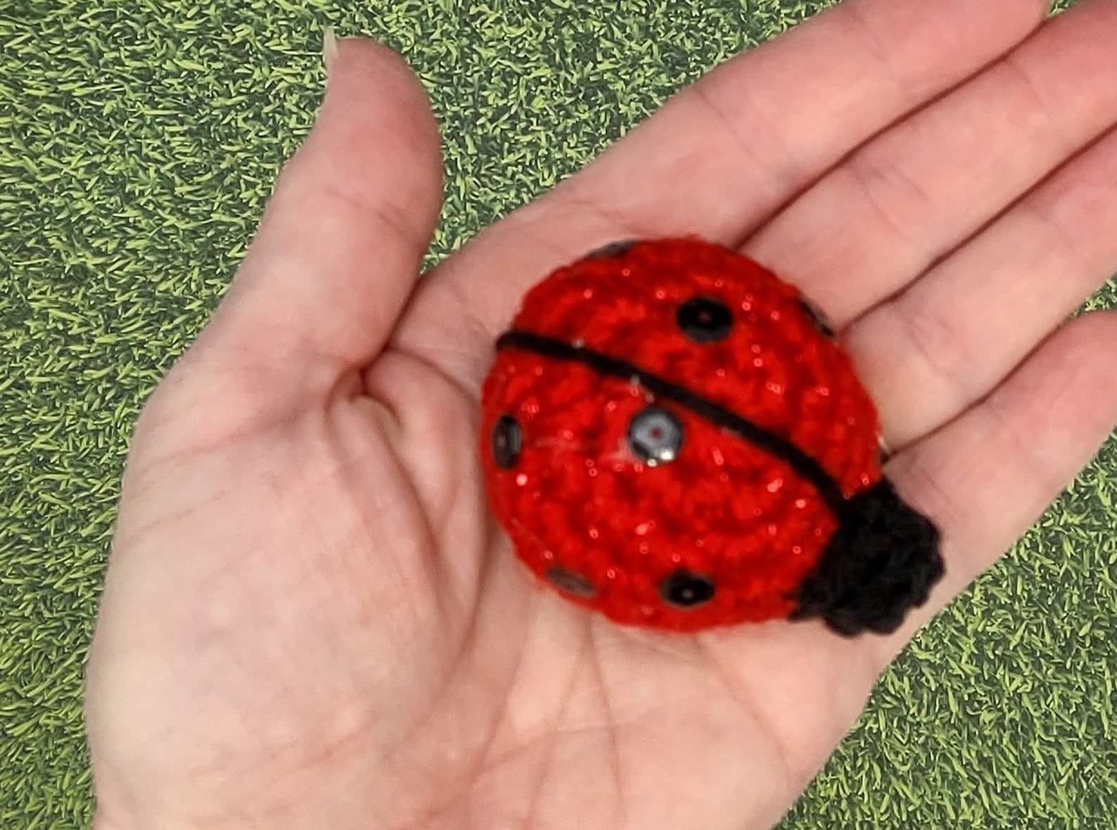 Amigurumi, Crochet, Lucky Pocket Ladybug, Tiny Little Lady Bug, Easter ...