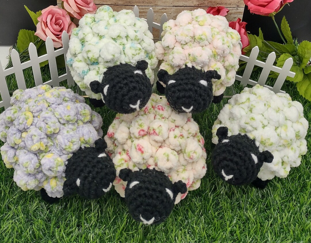 Amigurumi, Crochet, Tea Cup Sheep, Lamb Plushy, Lamb Stuffed Animal ...