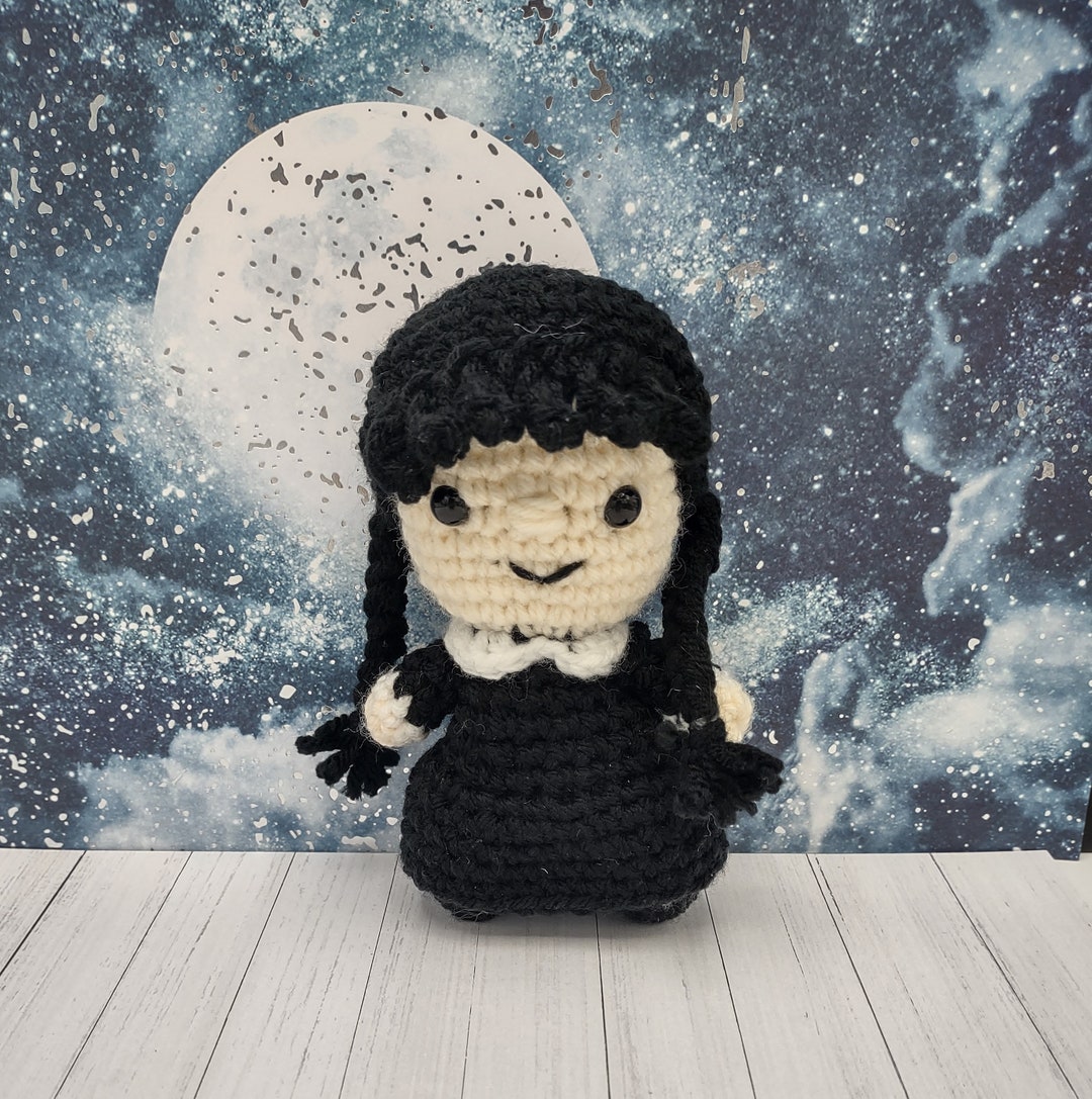 Amigurumi, Crocheted, Goth Girl, Plushie, Stuffed Animal, Toy - Etsy