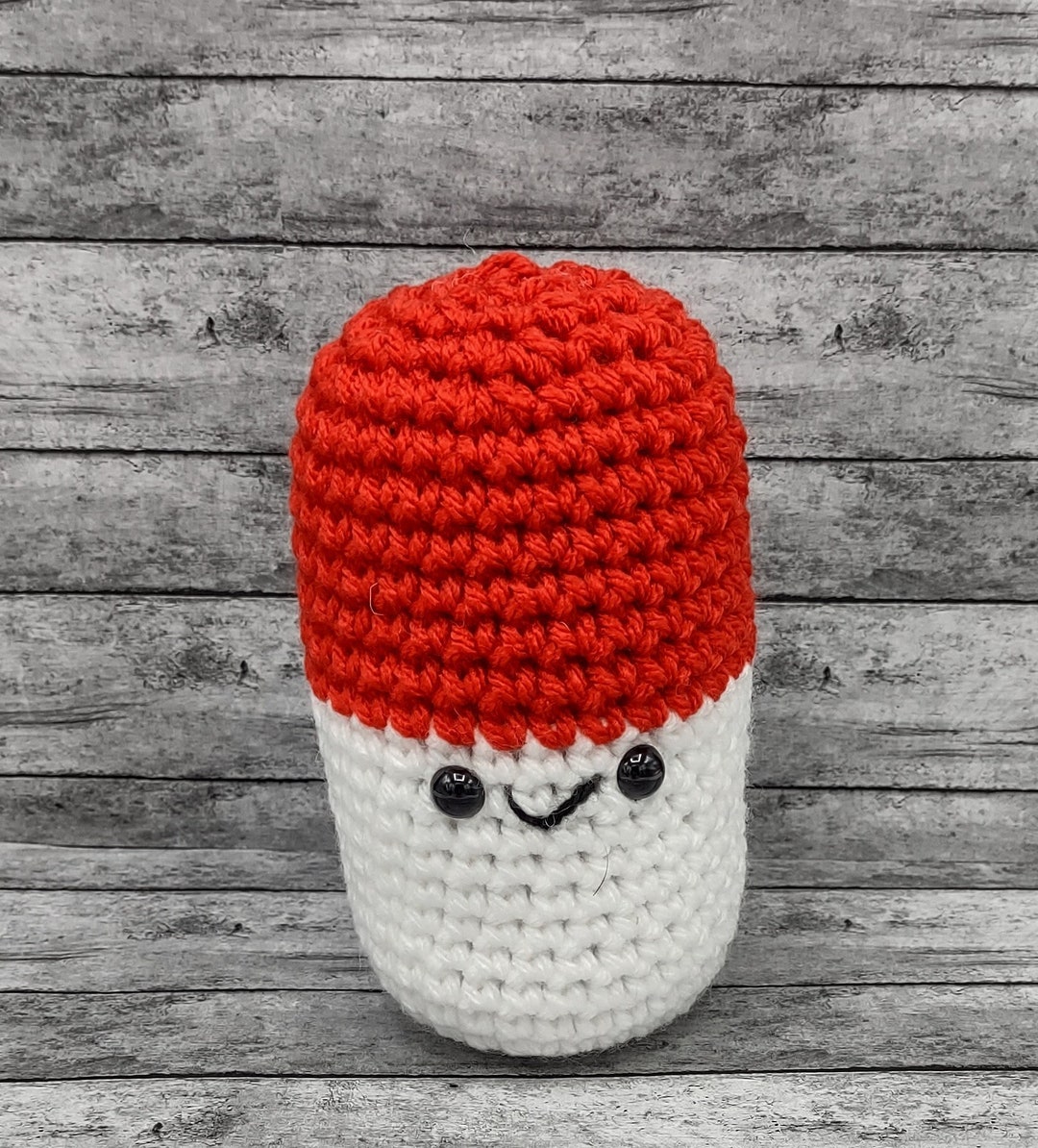 Amigurumi, Crocheted, Chill Pill, Happy Pill, Plushy, Stuffed Animal ...