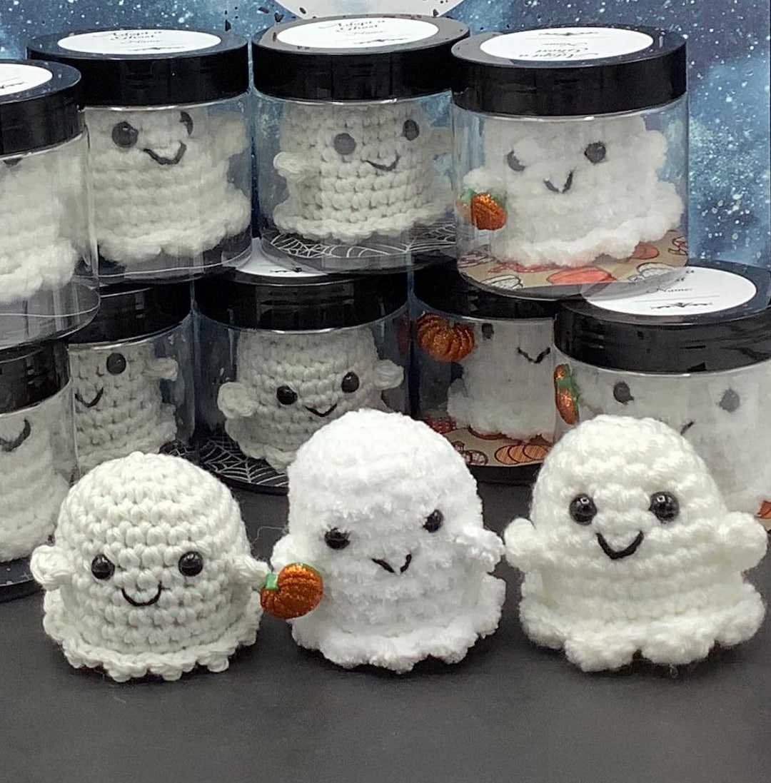 Adopt a Ghost, Small Ghost in Jar, Cute Halloween Gift, Positive ...