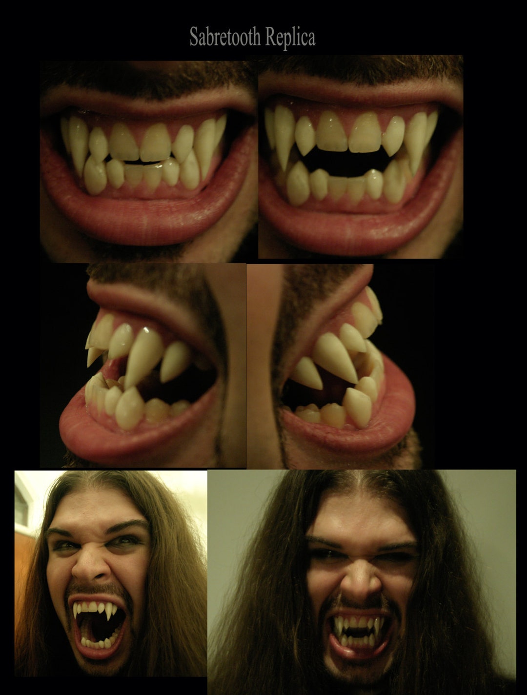 Sabretooth (x-men Replica) Fangs (please Read Item Description!) - Etsy