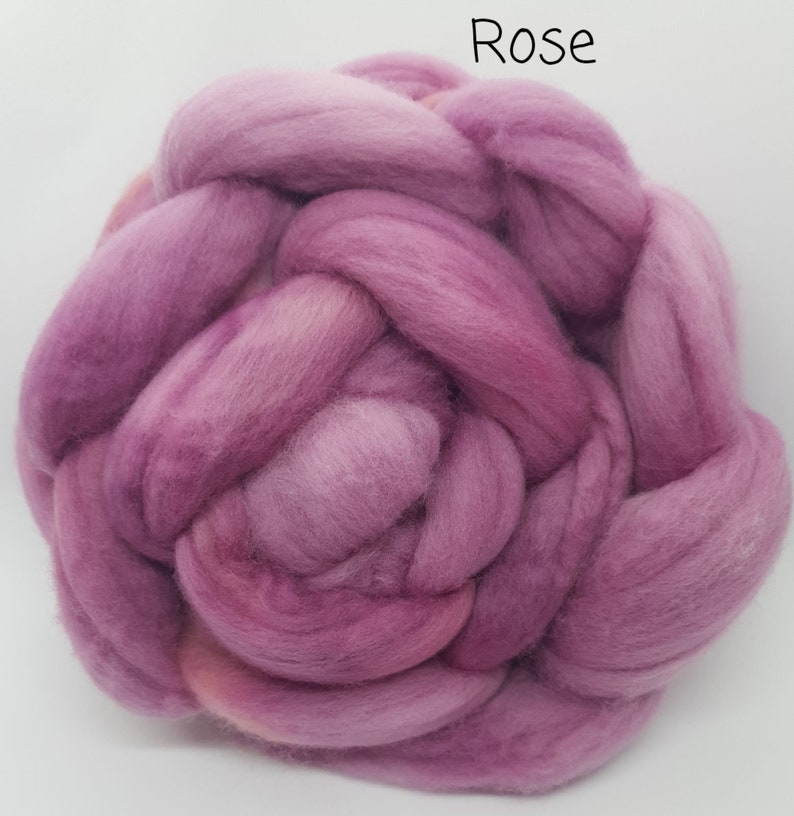 Wool Roving Rose - Etsy Australia