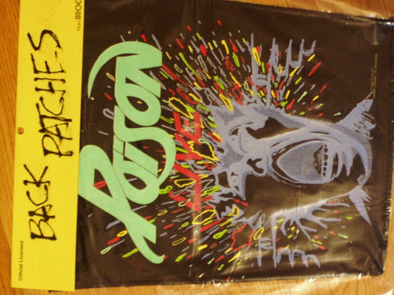 Poison Live Back Patch Open up and Say Ahhh Tour 1988 - Etsy Canada