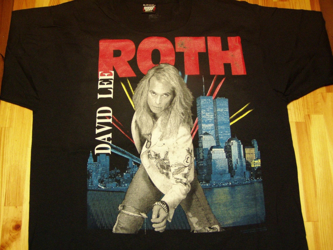 David Lee Roth Tour Tshirt 1991 A Little Ain't Enough Deadstock, Van ...