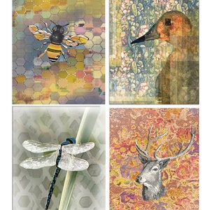 Bee Print Honey Bee Decor Art Print Nursery Colorful - Etsy