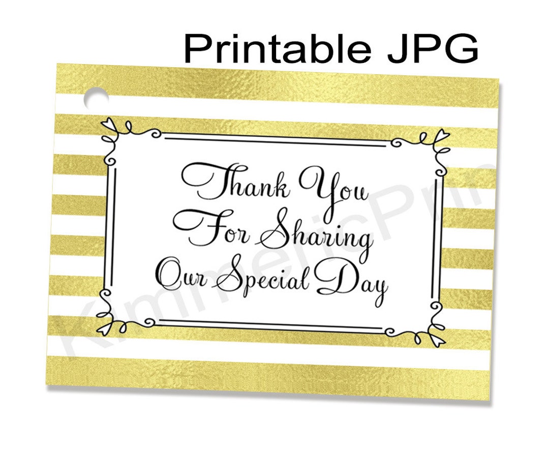 INSTANT DOWNLOAD ~printable~special Day~party Tags-weddings~gift Tags ...