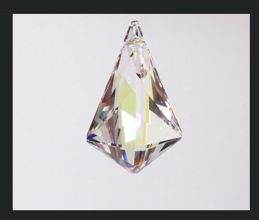 Swarovski STRASS Crystal Prism Pendant: 38mm X 27mm And/or 50mm by 38mm ...