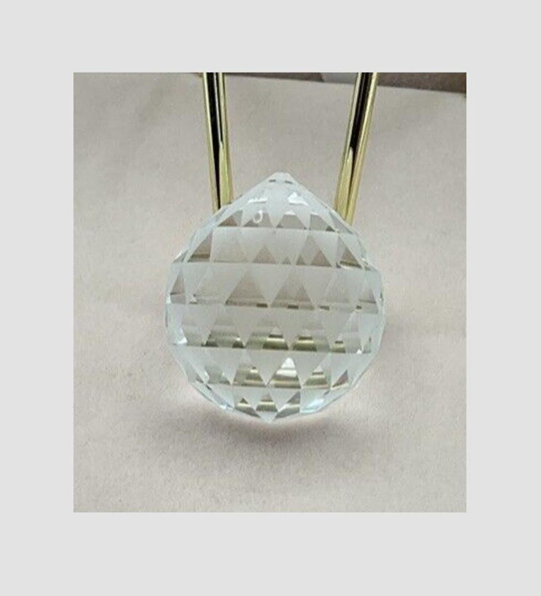 Swarovski STRASS Art #8558G Tri-angular Faceted Disco, Half-frosted ...