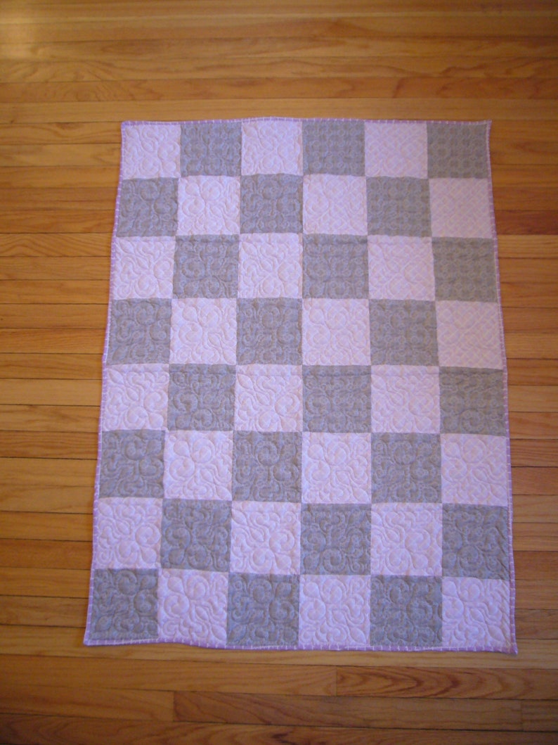 Purple Baby Quilt - Etsy