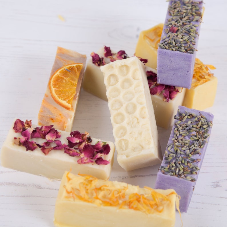 Handmade Shea Butter Soap T Box 5 Soaps Etsy