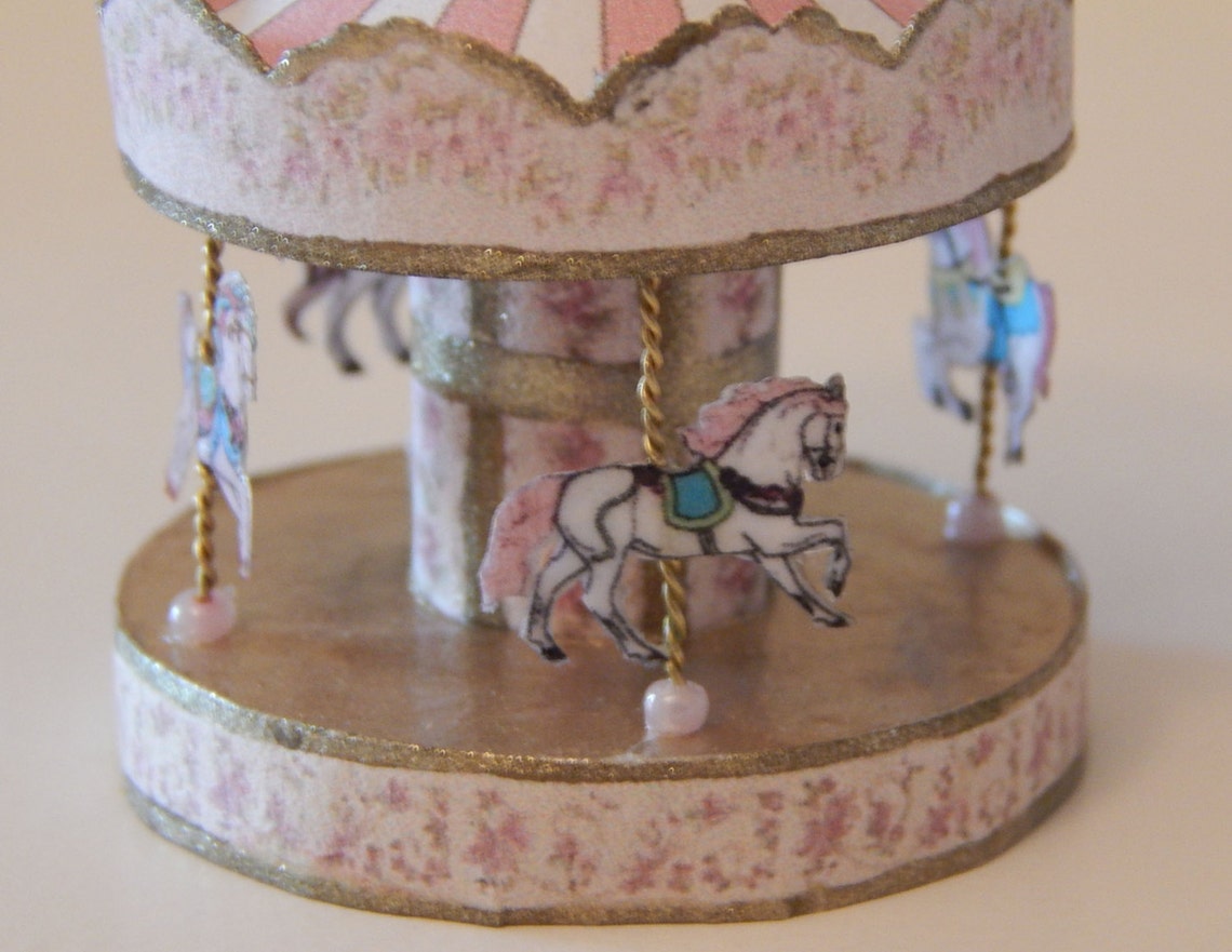 Carousel Horses Miniature Dollhouse 1:12 Scale - Etsy