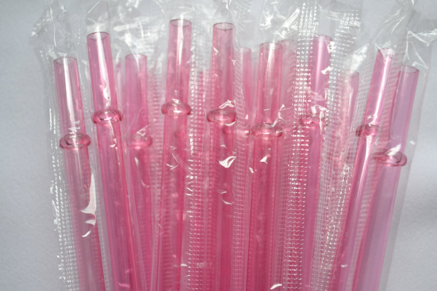 Reusable 9 Inch Pink Straws With Rings Bpa Free Free Etsy