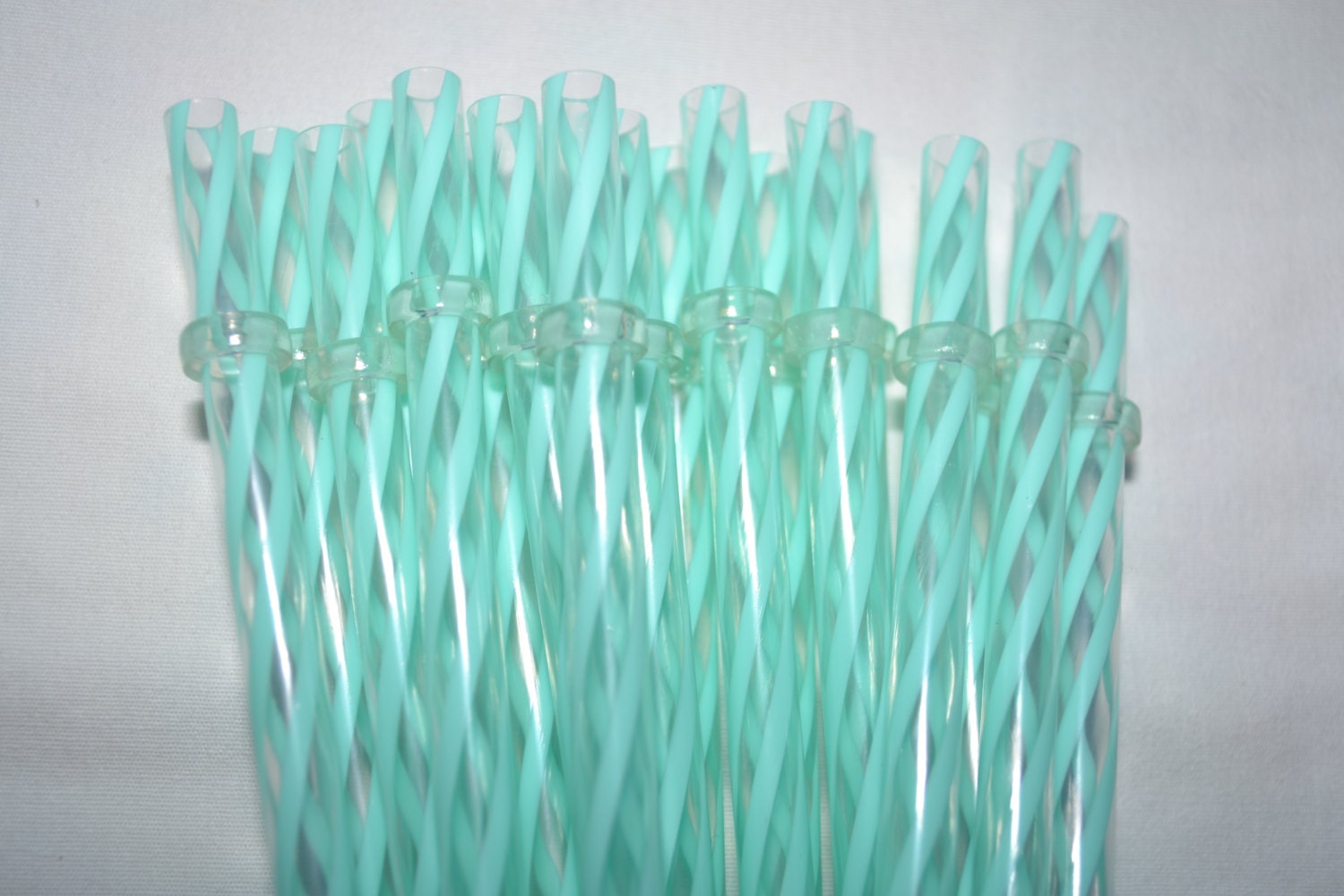 20 Reusable 9 Inch Swirly Straws With Rings Bpa Free Etsy