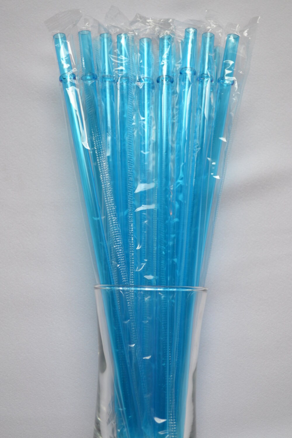 Reusable 9 Inch Aqua Straws With Rings Bpa Free Free Etsy