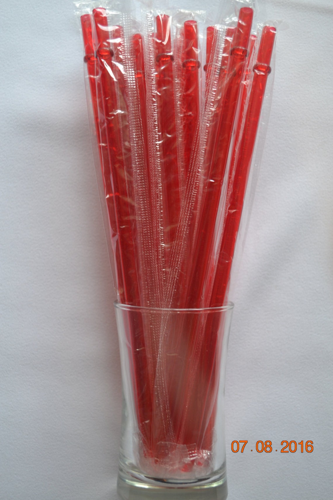 Reusable 9 Inch Red Straws With Rings Bpa Free Free Etsy