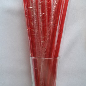 Reusable 9 Inch Red Straws With Rings BPA Free Free - Etsy