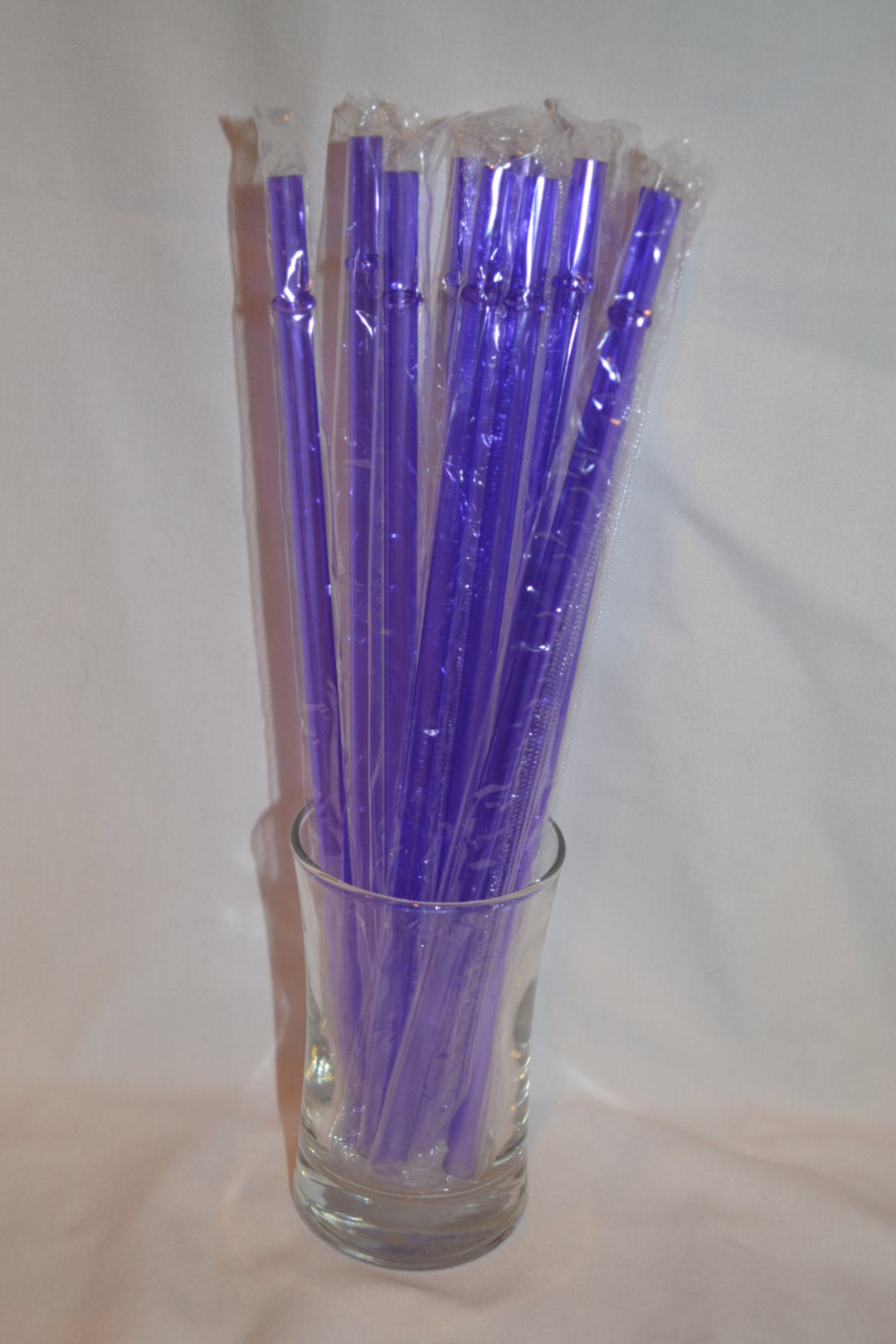 Purple Straws Reusable 9" Inch Straws With Rings - BPA Free - Free ...