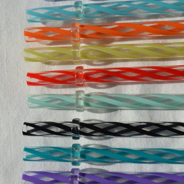 Striped Straws - Etsy