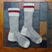 Custom Made Traditional wool work socks. Sock Monkey Style. | Etsy