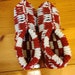 Wool Checkerboard Slippers in Red and White. Phentex Style Slippers ...