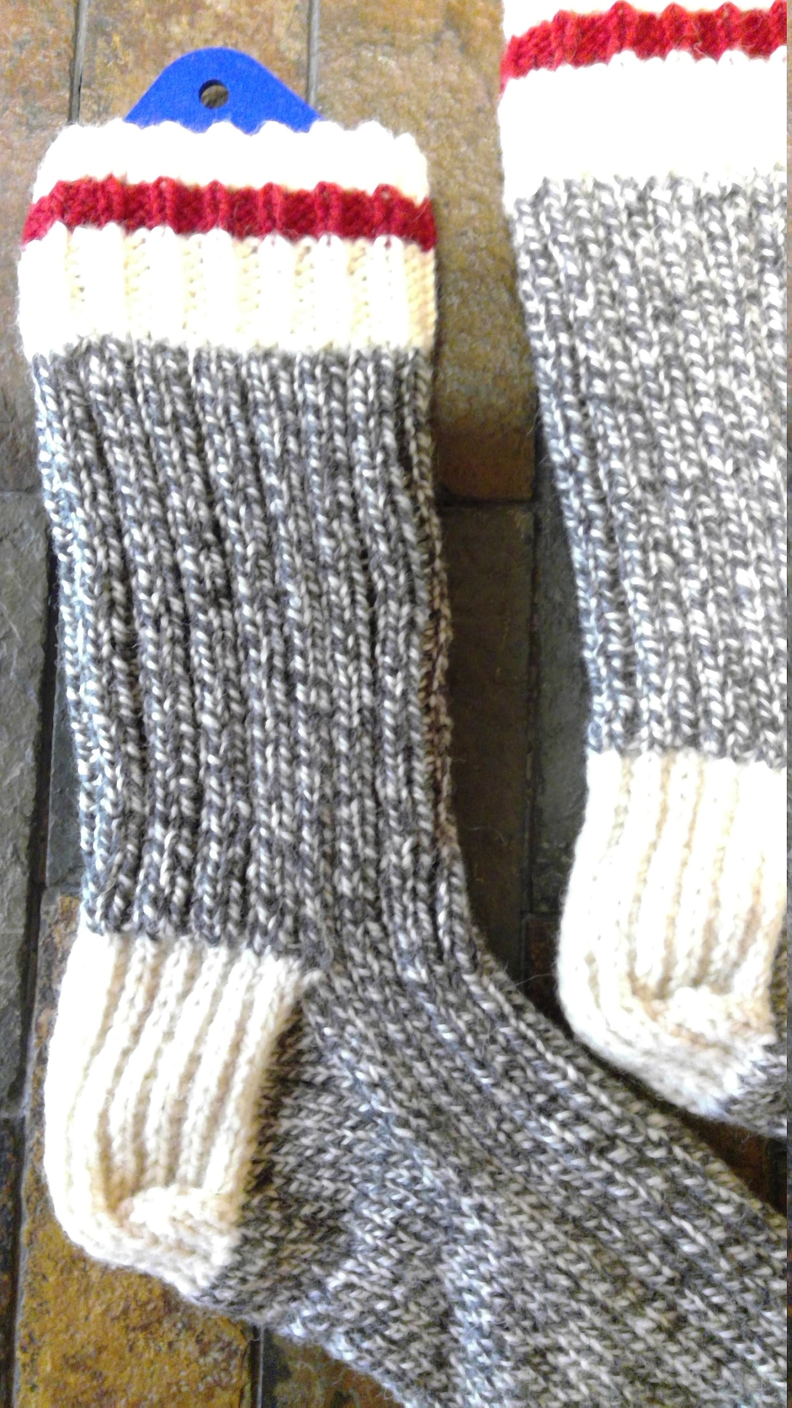 Custom Made Traditional Wool Work Socks. Sock Monkey Style. Men's and ...