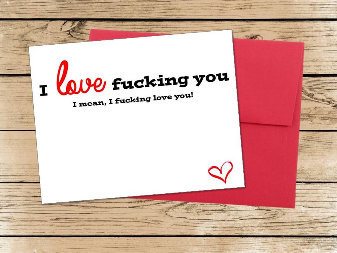 Adult Valentines Day Cards, Inappropriate Valentines Card, Happy ...
