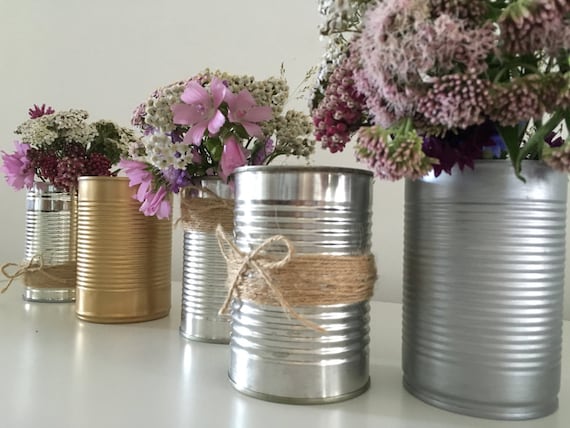 Rustic Tin Cans