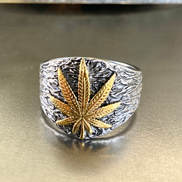 Marijuana Ring - Etsy