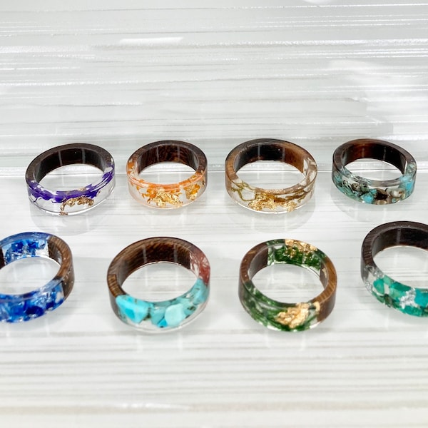 Clear Resin Ring - Etsy