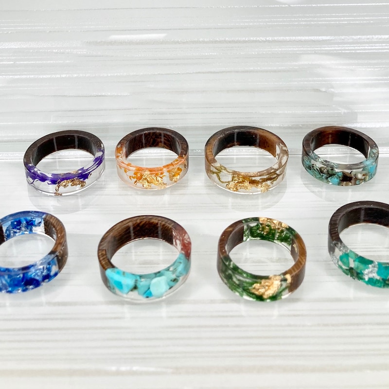 Clear Resin Ring - Etsy