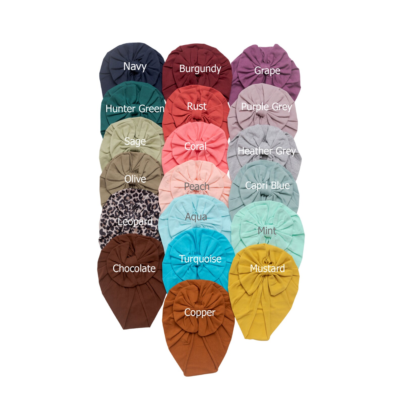 Baby Turban Hat Baby Girl Turban BOW Baby Turbanbaby | Etsy