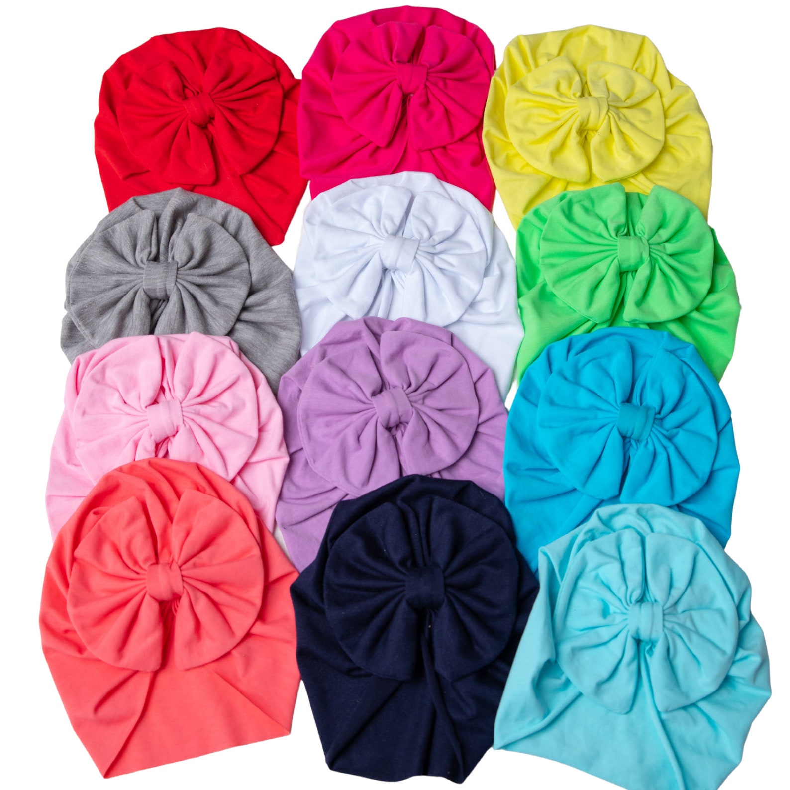 Baby Turban Hat Baby Girl Turban BOW Baby Turbanbaby | Etsy